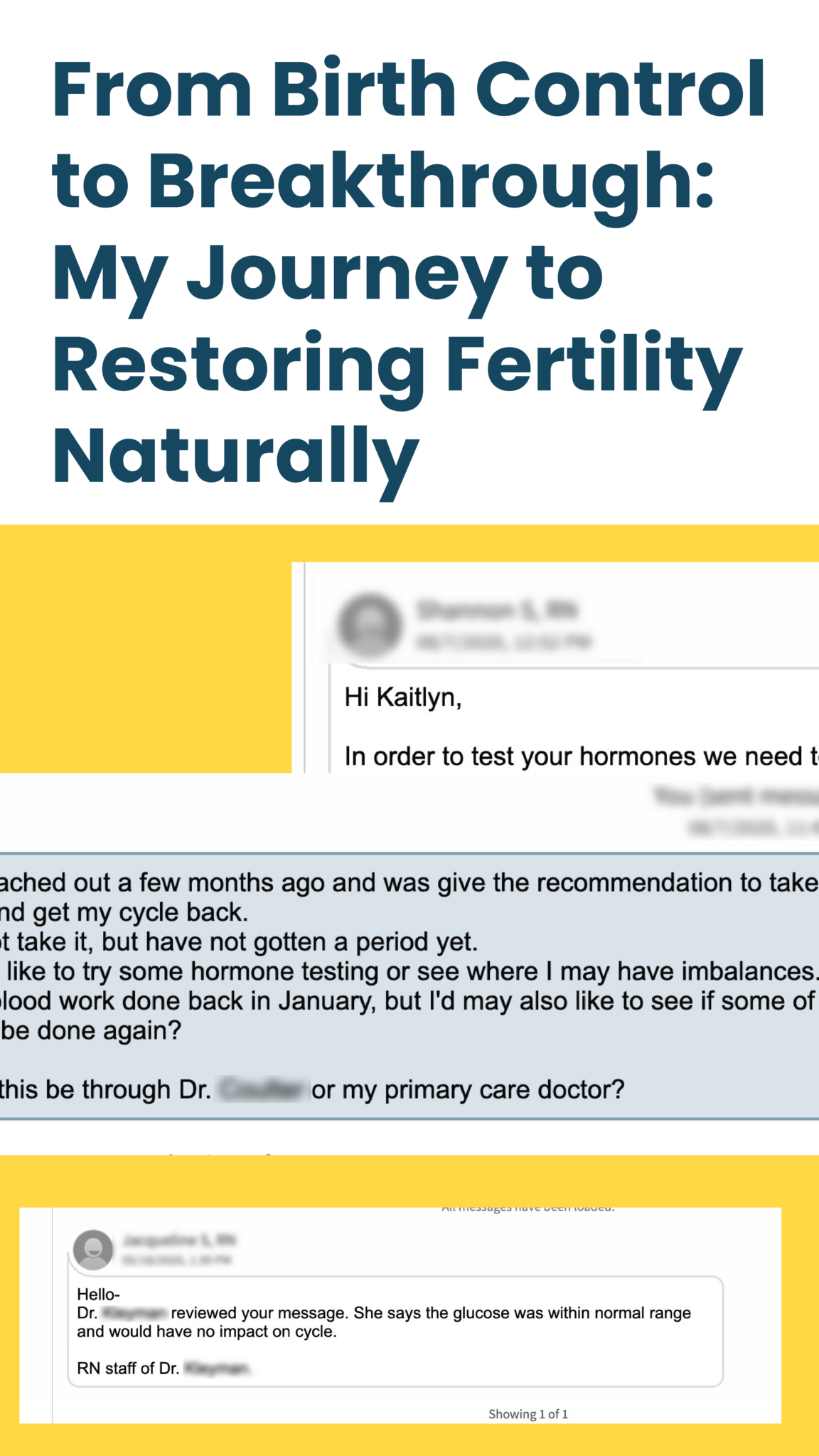 From Birth Control to Breakthrough: My Journey to Restoring Fertility ...